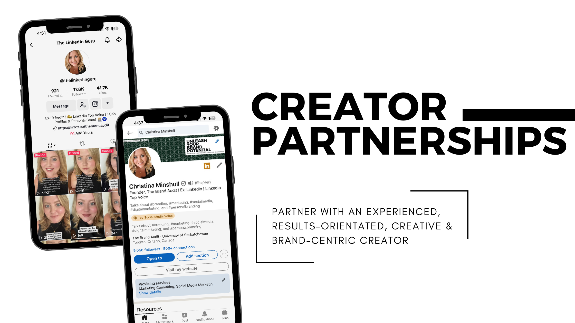 CREATOR PARTNERSHIPS – TheBrandAudit